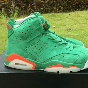 Jordan | Shoes | Jordan Green Suade Gatorade 6s | Poshmark
